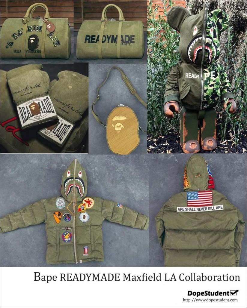 Bape READYMADE Maxfield LA Collaboration | Dopestudent